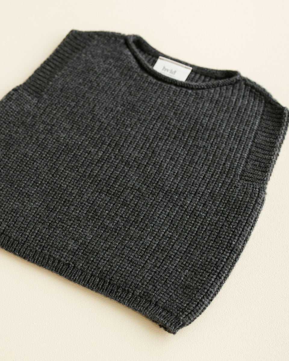 vest harvey charcoal – Hvid